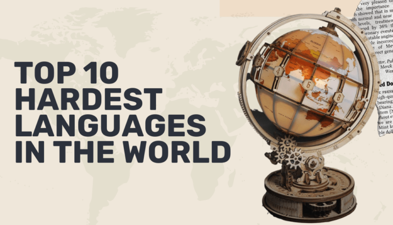 10 Most Difficult & Hardest Languages in the World